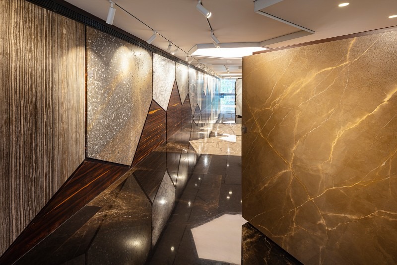 Explore Stunning Stone Installations at HMG Experience Center | Gallery