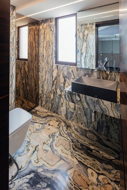 Explore Stunning Stone Installations at HMG Experience Center | Gallery